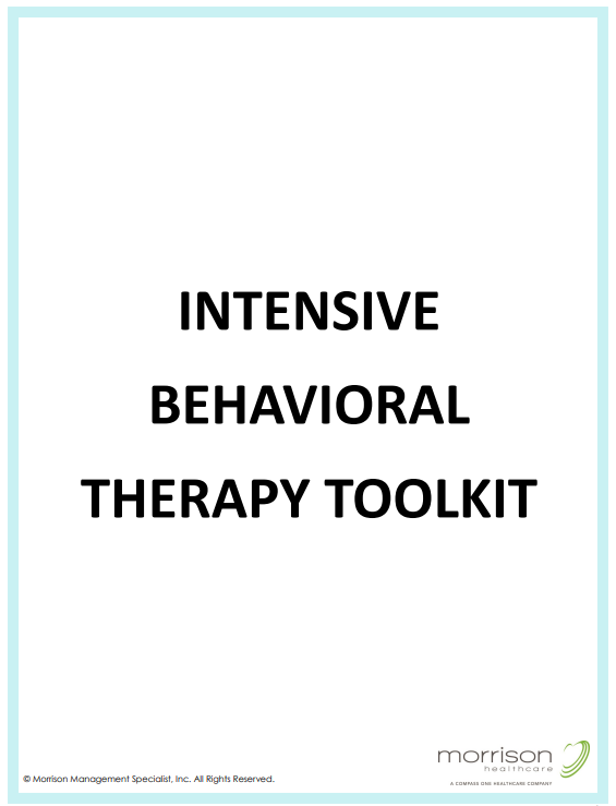 Intensive Behavioral Therapy (IBT) for Obesity ToolkitMy Nutrition ...